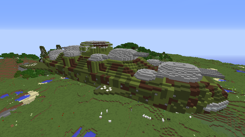 Stormcloud Class Battleship [Refit 1A] Minecraft Map