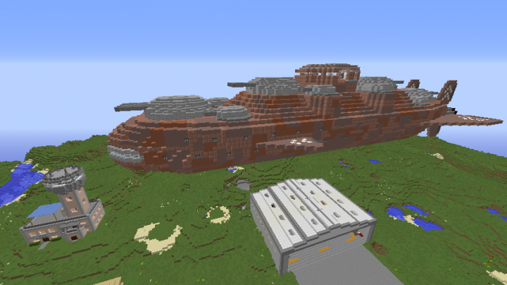 Stormcloud Class Battleship [Refit 1A] Minecraft Map