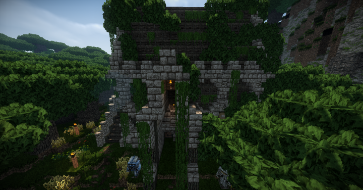 Overgrown Forest House Minecraft Map