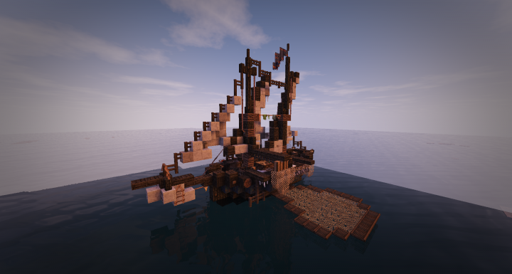 Small fishing boat ~Surprise~ schematic Minecraft Map