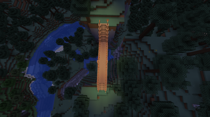 ℙ𝕠𝕣𝕜𝔹𝕦𝕟𝕟 || wooden Bridge Minecraft Map