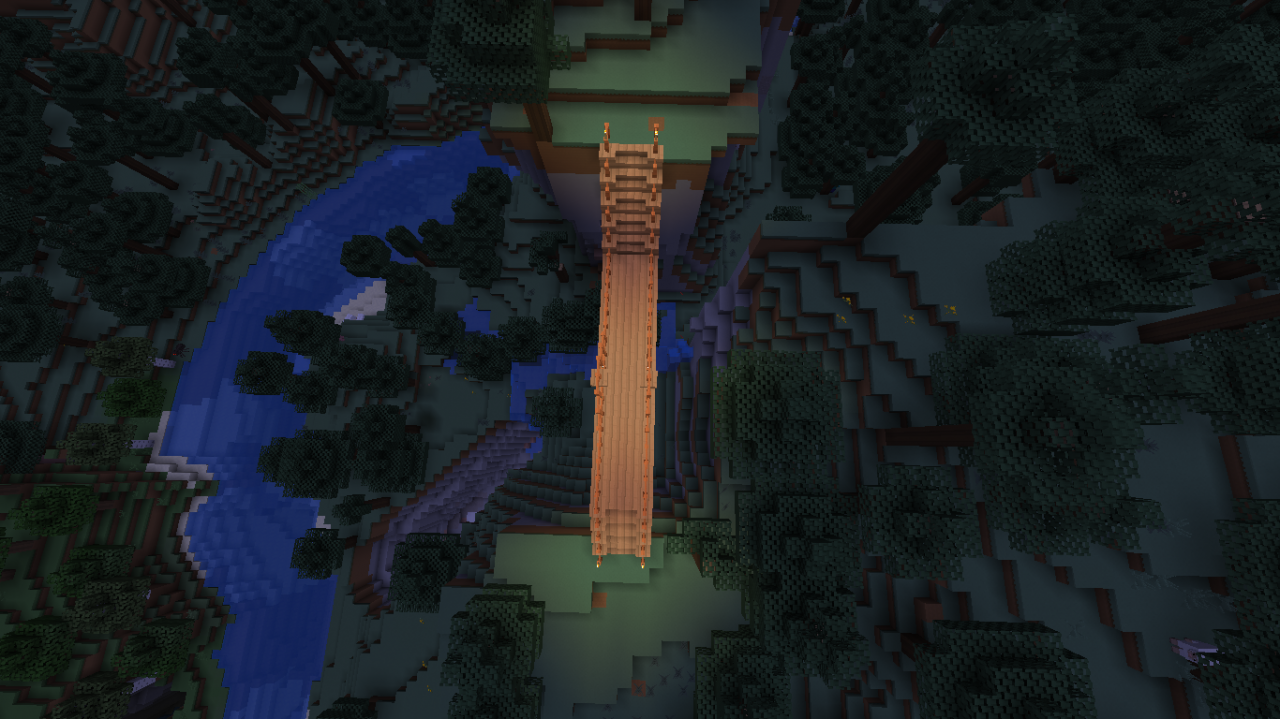 ℙ𝕠𝕣𝕜𝔹𝕦𝕟𝕟 || wooden Bridge Minecraft Map