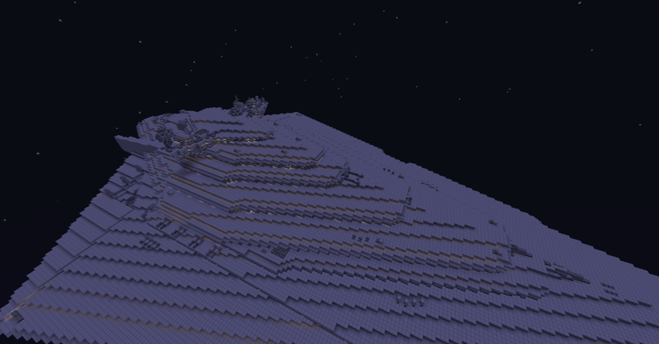 Star Wars star destroyer Finalizer Minecraft Map