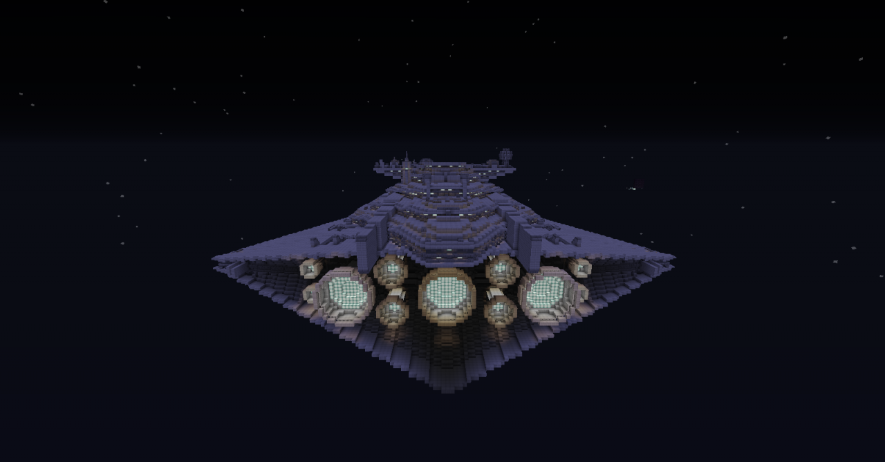 Star Wars star destroyer Finalizer Minecraft Map