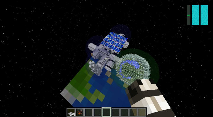 GALACTIC CRAFT SPACE STATION AND MEGA HQ BY NGLL! Minecraft Map