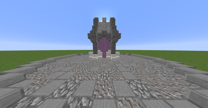 5 Purpur Block wall designs. Minecraft Map