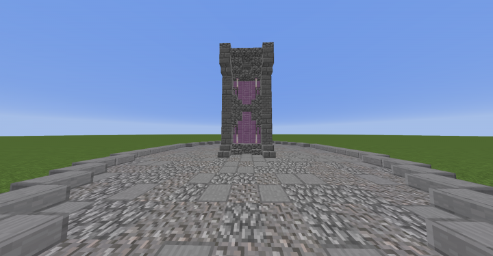 5 Purpur Block wall designs. Minecraft Map