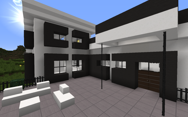 Monochrome Minecraft Map