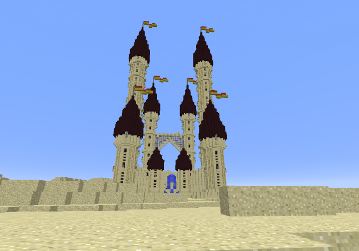 Castle of the sand king Minecraft Map