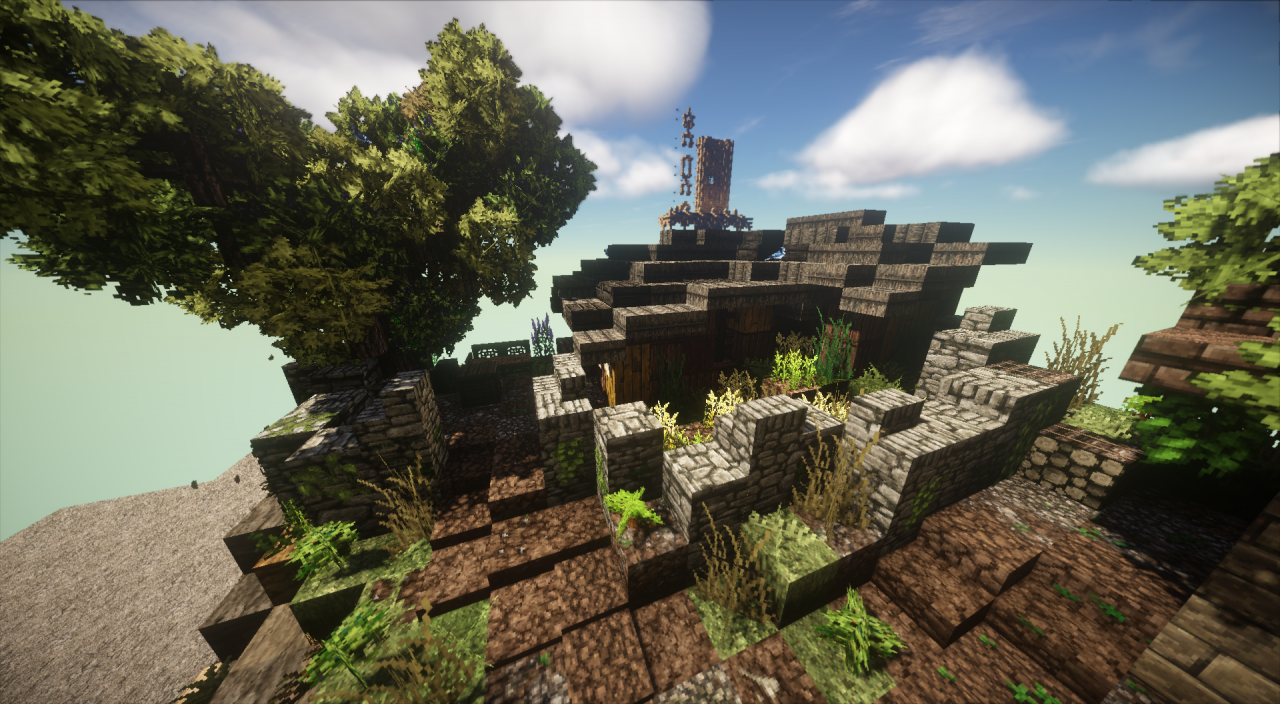 Roman Watch Tower and Mountain Hut #WeAreConquest Minecraft Map