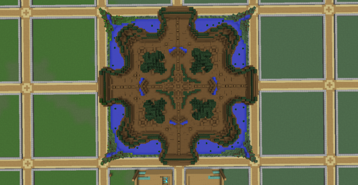My plot design for a middle part of a spawn Minecraft Map