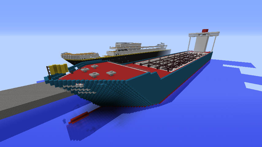 CV Lara _ Ship _ Containership | Niklas Thormann Minecraft Map