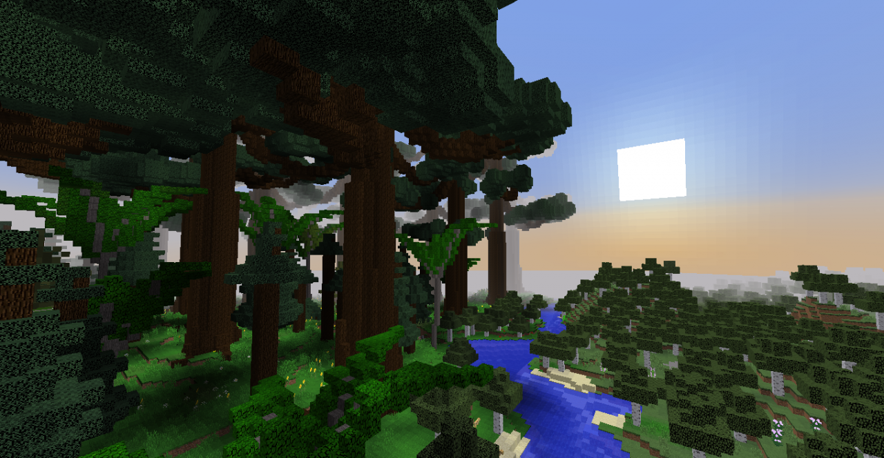 10 000 BC Landscape Minecraft Map