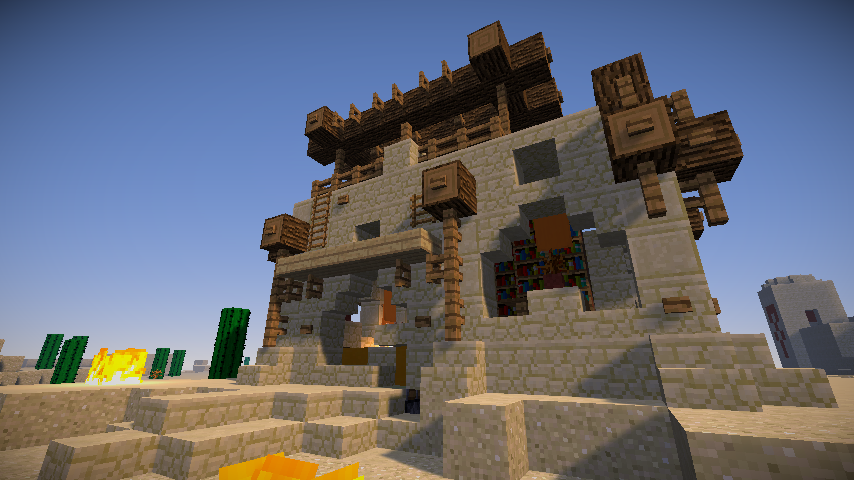 || City of Abiit || Small Desert House Minecraft Map