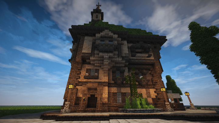 Medieval Tall House (Timelapse + Download) Minecraft Map