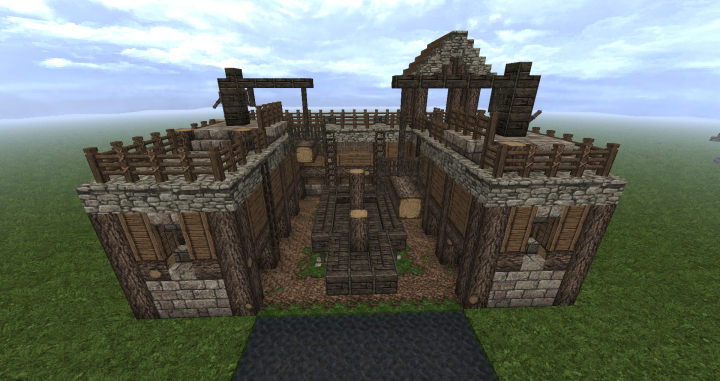 Small Medieval Shipyard Minecraft Map