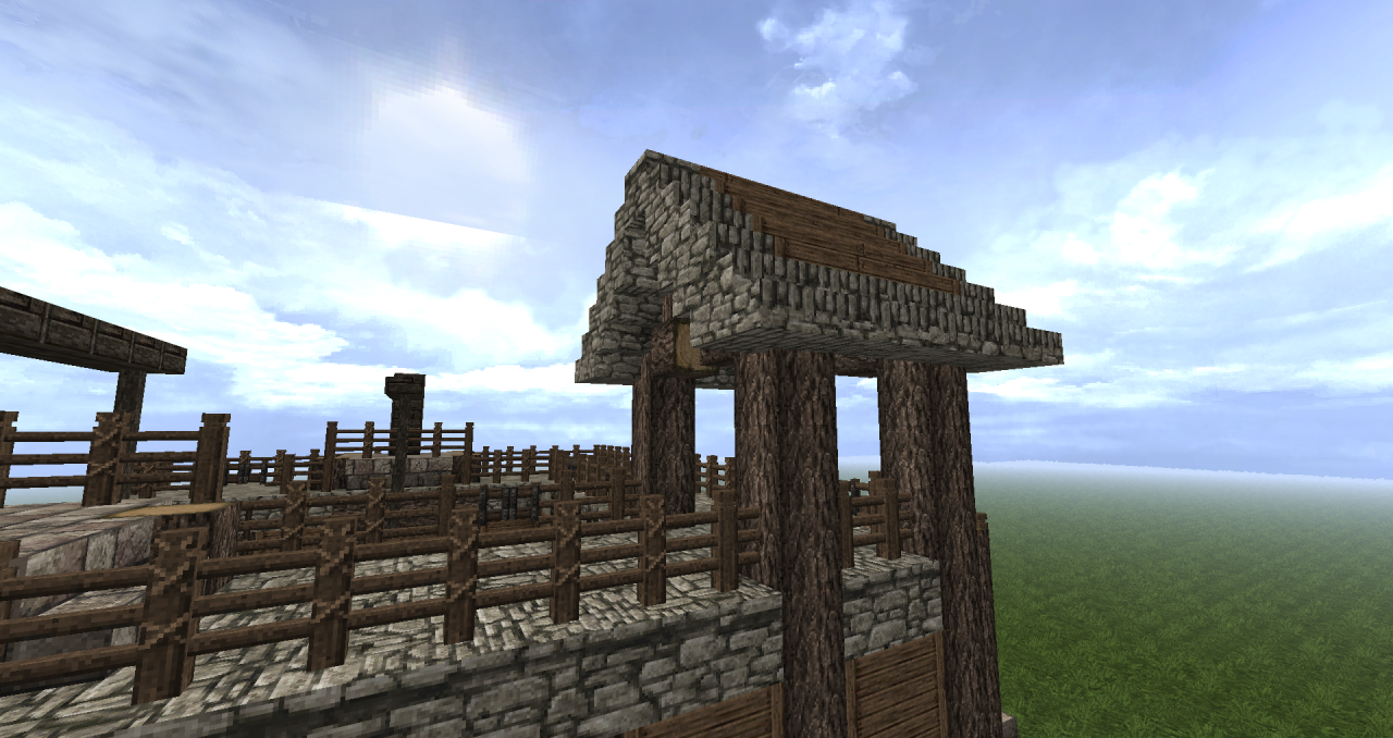 Small Medieval Shipyard Minecraft Map