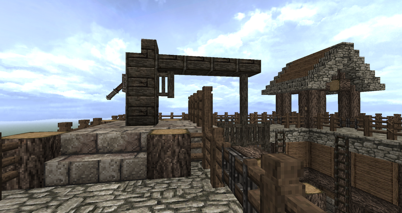 Small Medieval Shipyard Minecraft Map