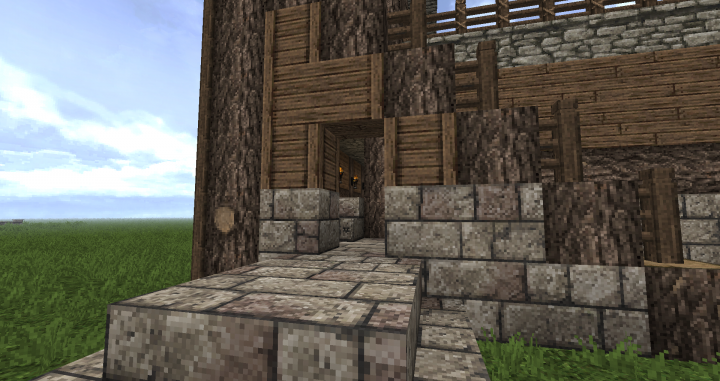 Small Medieval Shipyard Minecraft Map