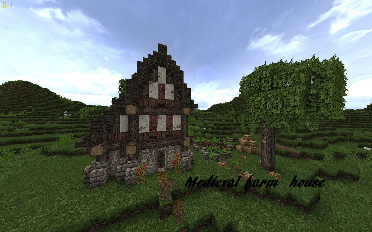 Medieval farm house Minecraft Map