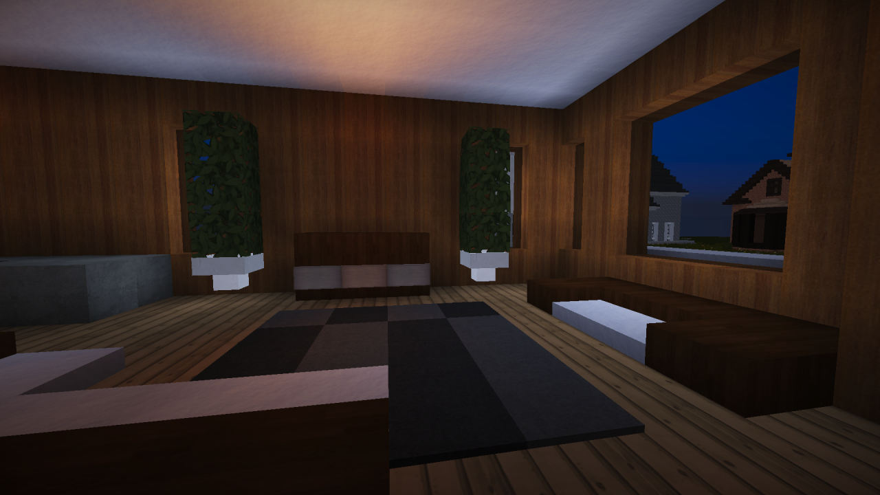25x25 Modern House Minecraft Map