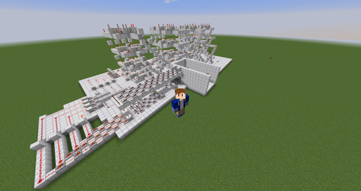 Redstone addition computer. Minecraft Map