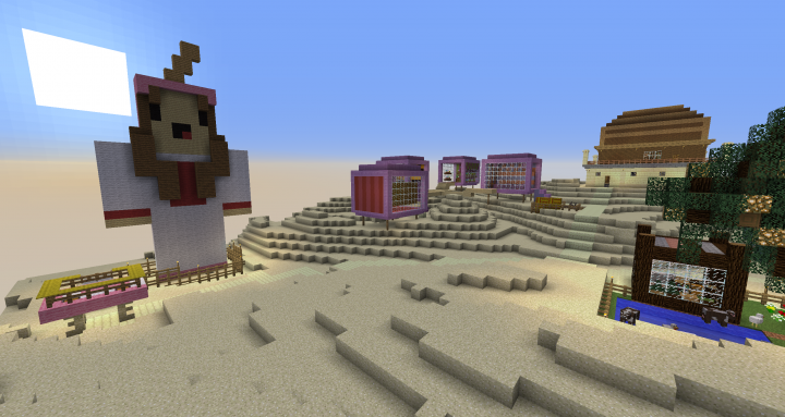 Desert DEPO desert shoping and survival. Minecraft Map