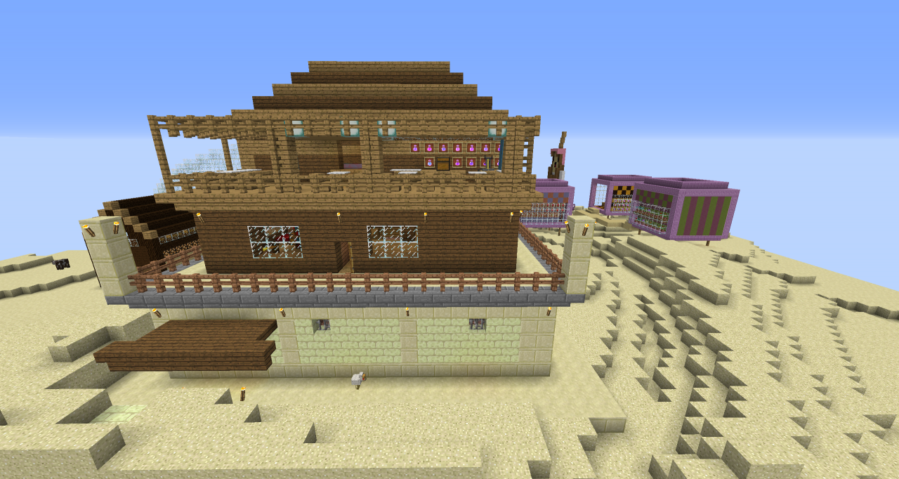 Desert DEPO desert shoping and survival. Minecraft Map