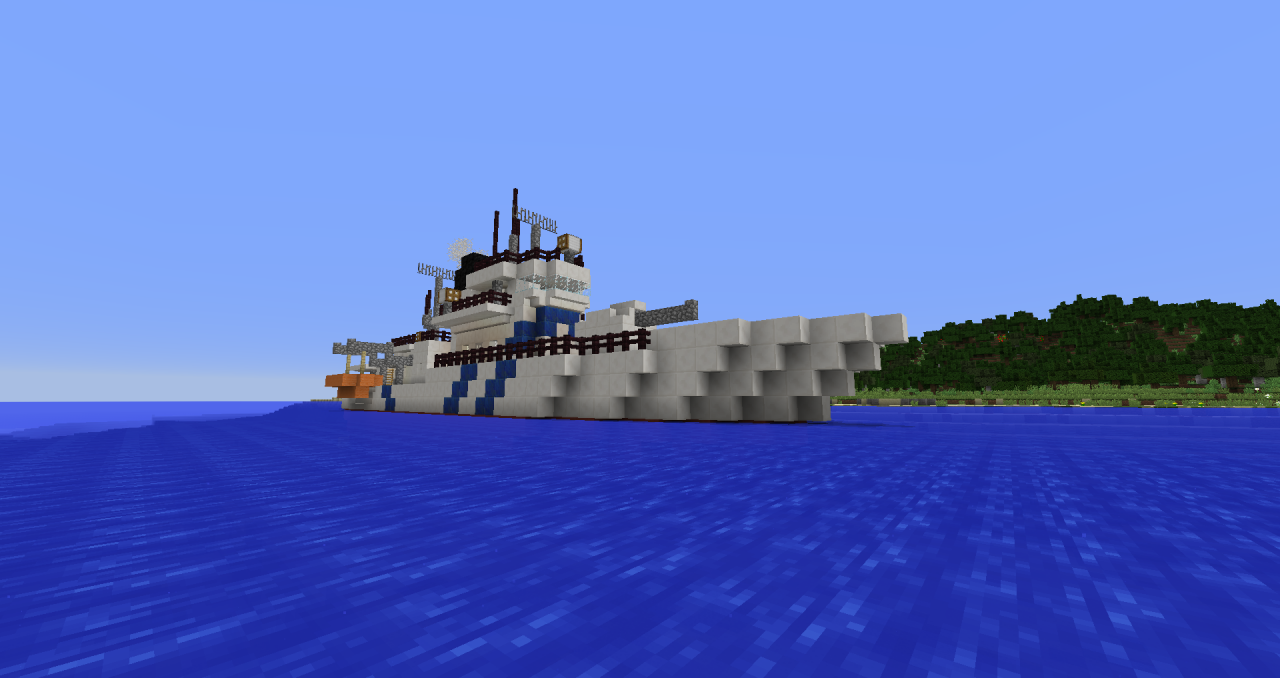 Modern Coast Guard Vessel Minecraft Map