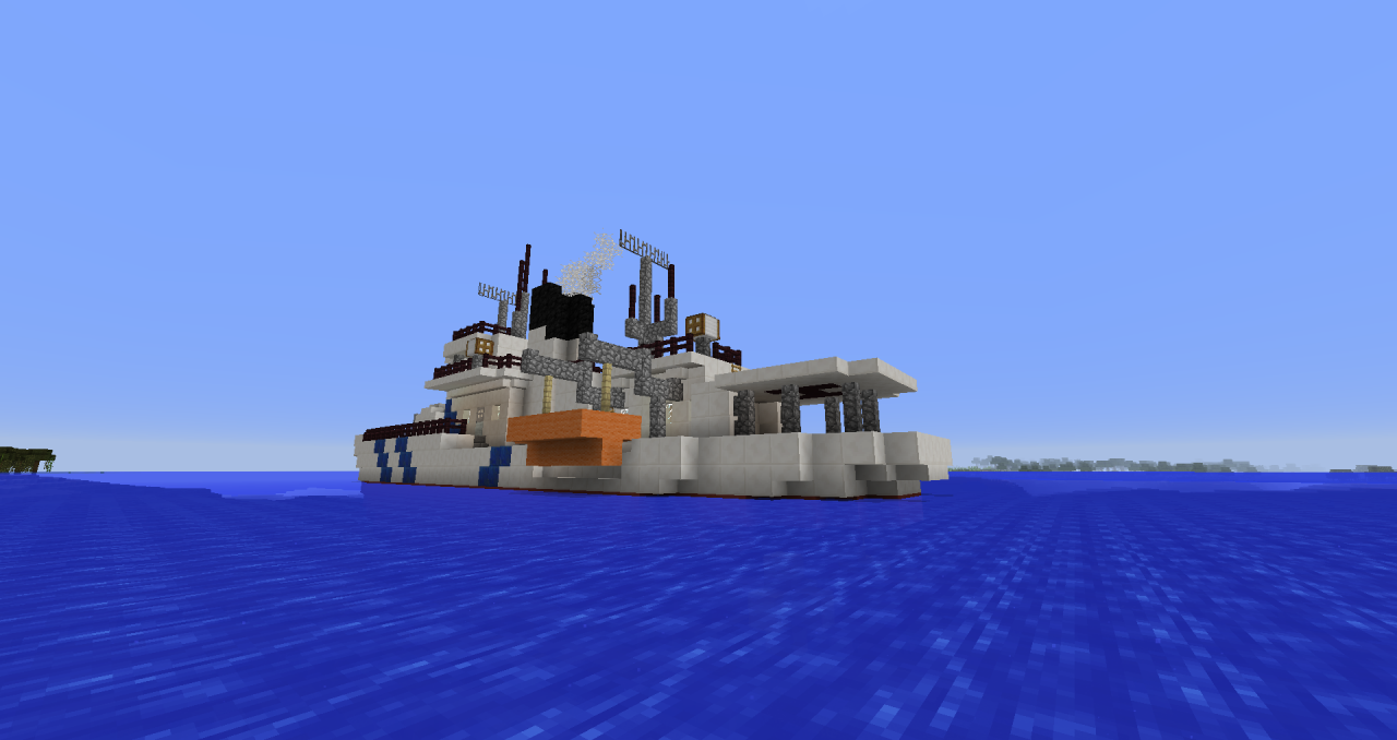 Modern Coast Guard Vessel Minecraft Map