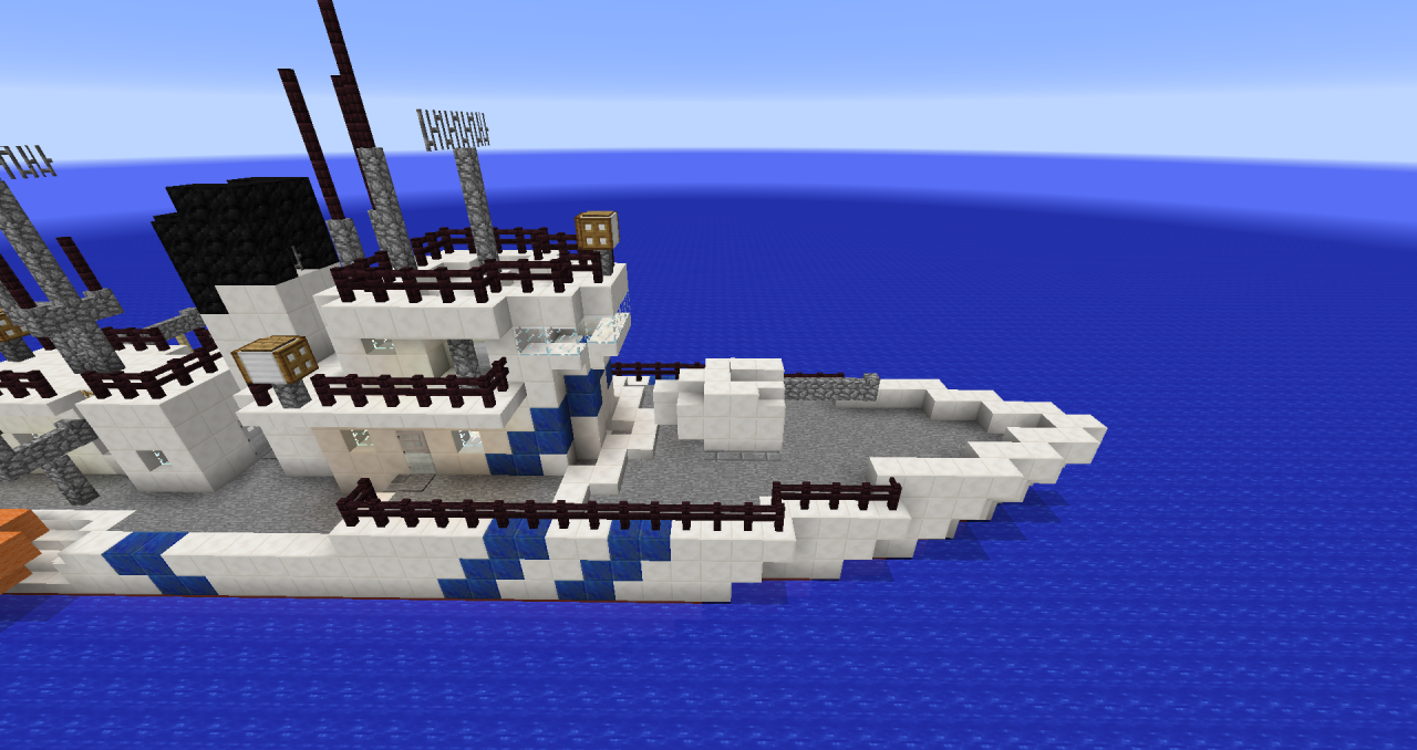 Modern Coast Guard Vessel Minecraft Map
