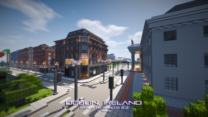 Dublin, Ireland Minecraft Map