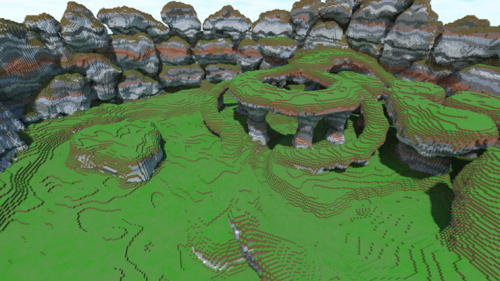 The Giant Boulders Minecraft Map