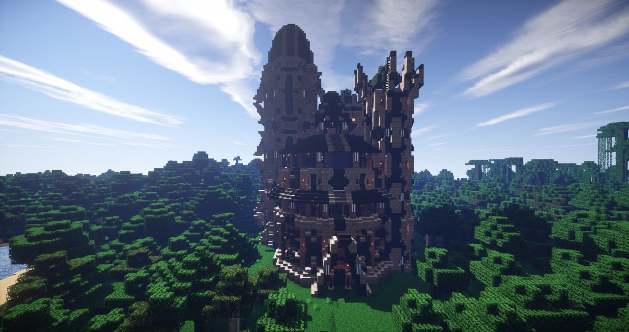 Elvish temple of Val'Malar Minecraft Map