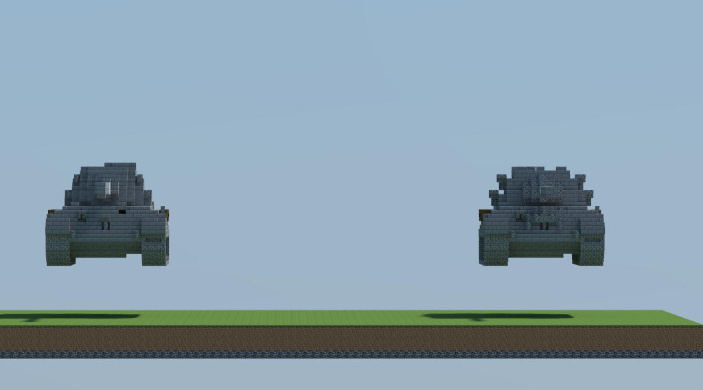 Panzer VI Ausf. B Tiger2 & Jagdtiger (4:1) Minecraft Map