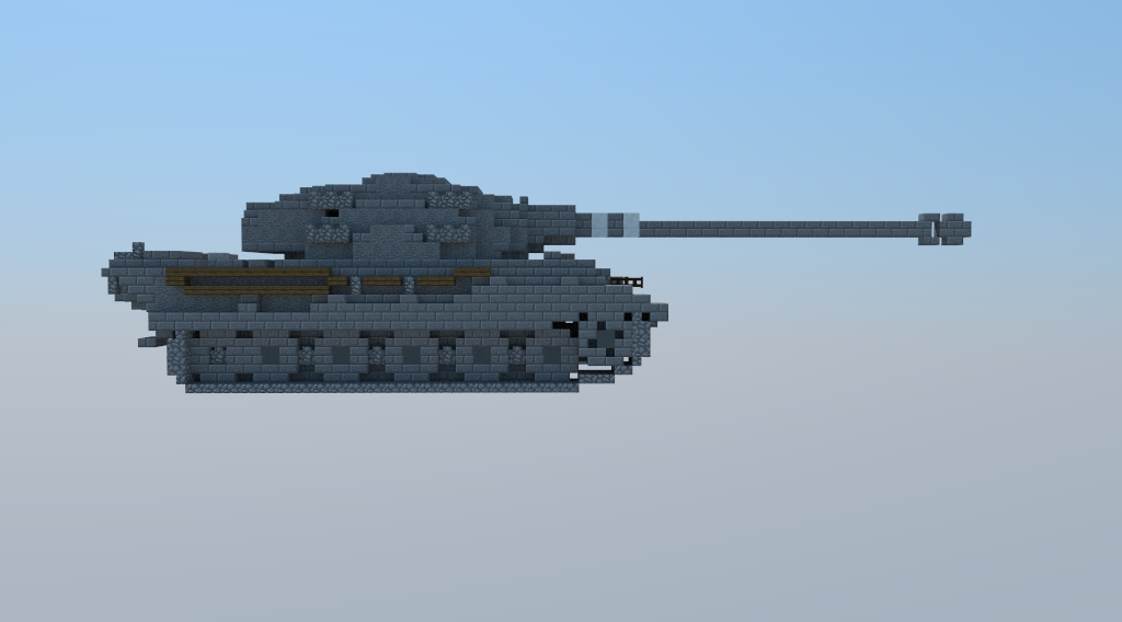 Panzer VI Ausf. B Tiger2 & Jagdtiger (4:1) Minecraft Map