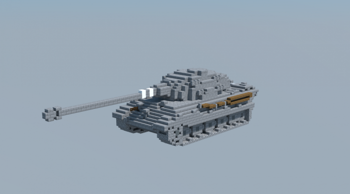 Panzer VI Ausf. B Tiger2 & Jagdtiger (4:1) Minecraft Map