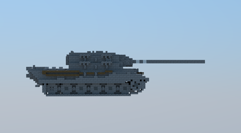 Panzer VI Ausf. B Tiger2 & Jagdtiger (4:1) Minecraft Map