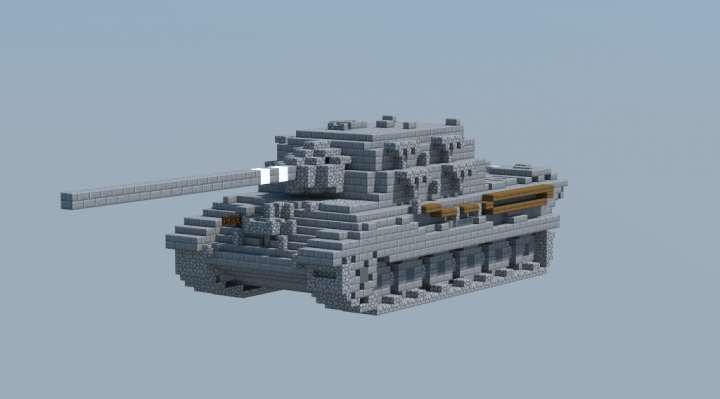 Panzer VI Ausf. B Tiger2 & Jagdtiger (4:1) Minecraft Map