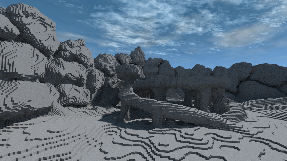 The Giant Boulders Minecraft Map