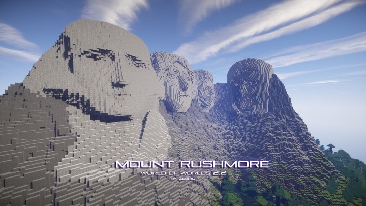Mount Rushmore Minecraft Map