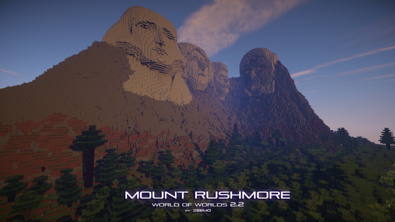 Mount Rushmore Minecraft Map