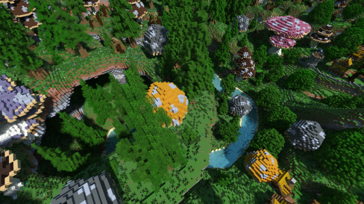 The Giant Boulders Minecraft Map