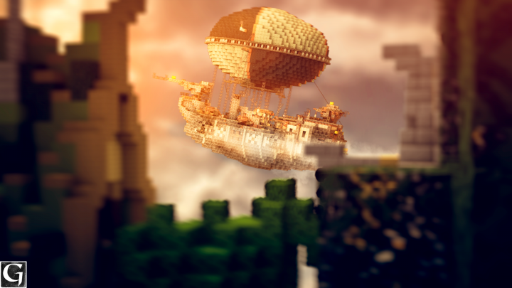 CopperBird. Heavy airship Minecraft Map