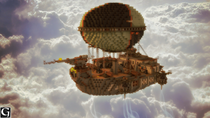 CopperBird. Heavy airship Minecraft Map