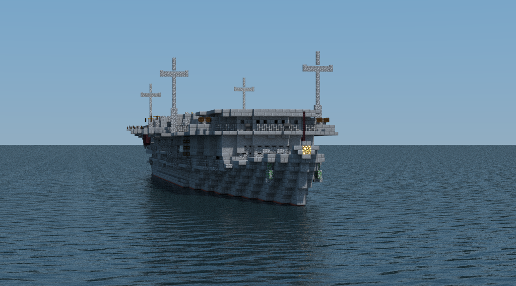 Japanese Light Aircraft Carrier Ryujo Minecraft Map