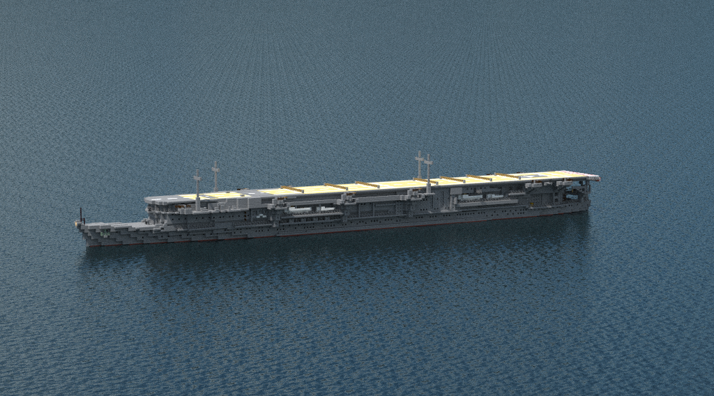 Japanese Light Aircraft Carrier Ryujo Minecraft Map