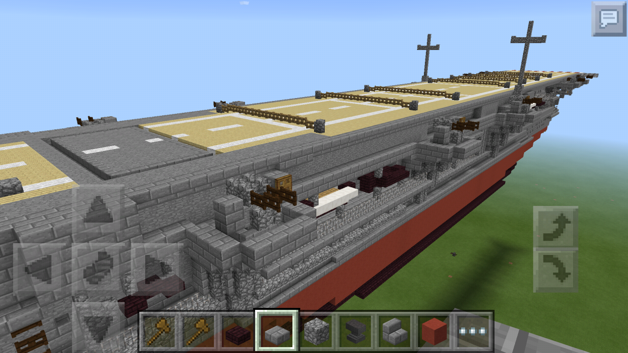 Japanese Light Aircraft Carrier Ryujo Minecraft Map