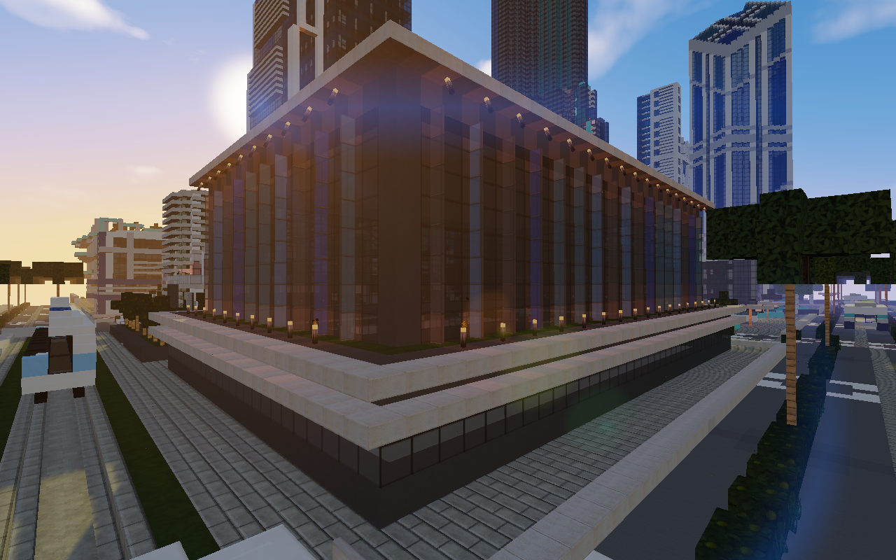 Vision tower | Skyscraper and Arts center Minecraft Map