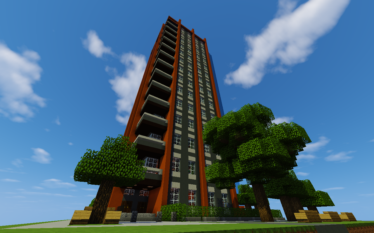 Modern Apartment Building with Penthouse [DOWNLOAD] Minecraft Map
